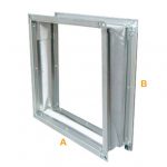 Manchette souple rectangulaire - pour raccordement